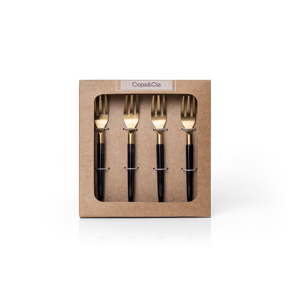 Conjunto de Talheres Copa e Cia para Aperitivo Finger Food 4 Peças ...